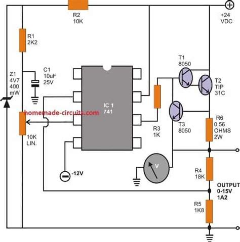 16 easy ic 741 op amp circuits explained homemade circuit projects