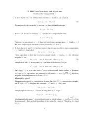 Sol1 Pdf CS 2210 Data Structures And Algorithms Solution For