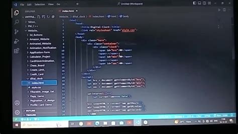 Pradeep Kumar On Linkedin This Is Digital Clock Using Html Css Java