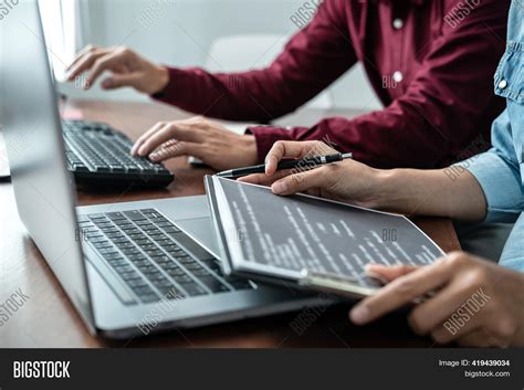 Asian Woman Programmer Image And Photo Free Trial Bigstock