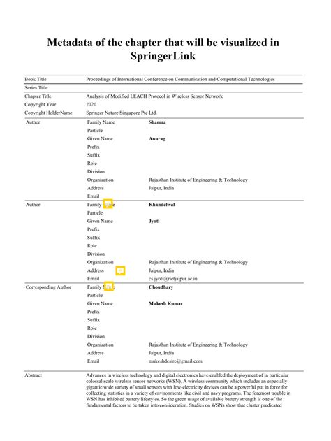 pdf analysis of modified leach protocol in wireless sensor network
