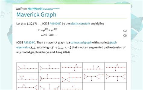 Maverick Graph From Wolfram Mathworld