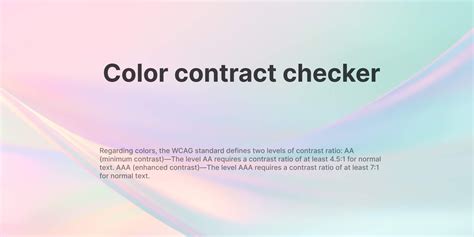 Color Contrast Checker Figma Community