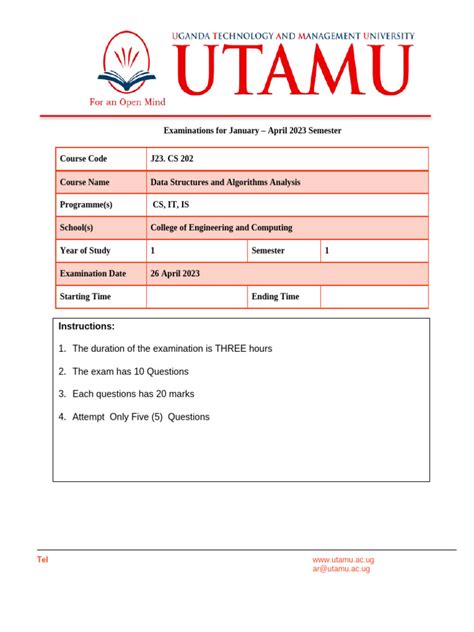 Cs 202 Data Structures Algorithms 1 Pdf Time Complexity Applied Mathematics
