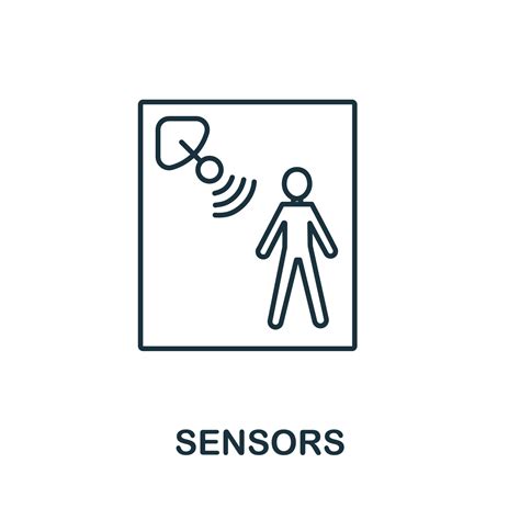 Sensors Icon From Iot Collection Simple Line Sensors Icon For Templates Web Design And