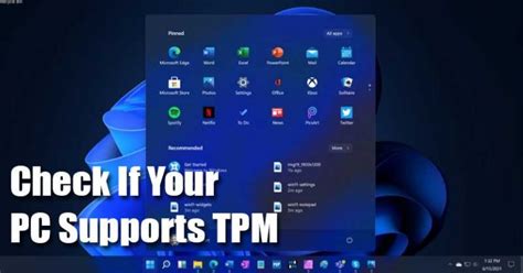 How To Check If Your PC Has TPM For Windows 11