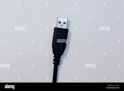 Male End Of USB Cord Stock Photo Alamy