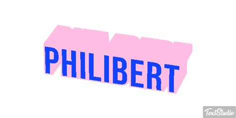 Philibert Name Animated  Logo Designs