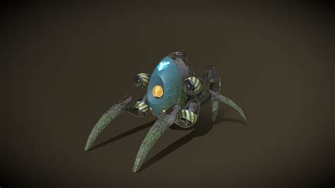 Deep Sea Bot 3d Model By Aiecrandall [5331490] Sketchfab