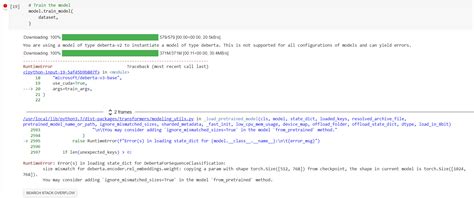 Binary Classification Failing With Microsoftdeberta V3 Base · Issue 1476 · Thilinarajapakse