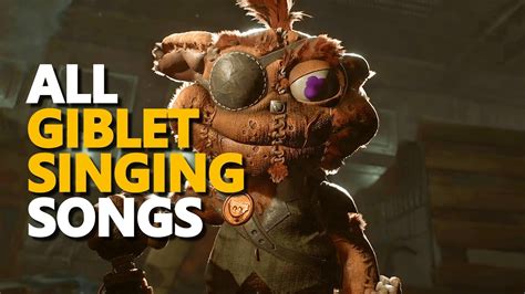 All Giblet Singing Songs Poppy Playtime Chapter 5 Cutscene Youtube