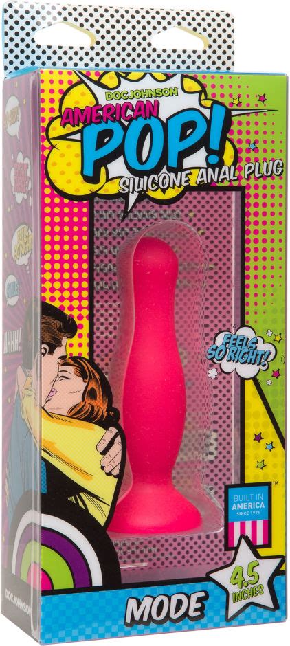 Doc Johnson פלאג אנאלי פופ ארט ורוד סופר פארם