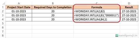 Excel WORKDAY INTL Function Boost Productivity With Efficient
