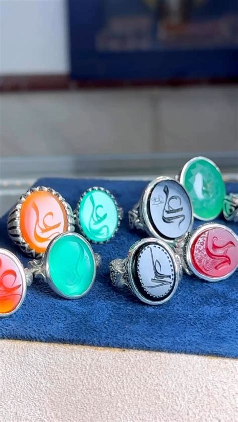 ‎گالری انگشتر خاتم آرا‎ ‎💍مشخصات کامل این اثر👇🏻 انگشتر نفیس عقیق سبز درجه یک تراش جواهری زیبا