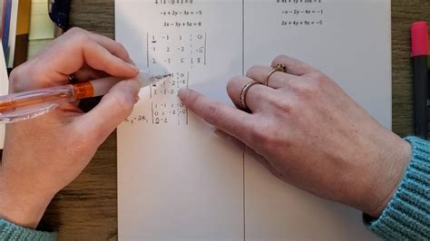 4 5 Multivariable Linear Systems And Row Operations Youtube