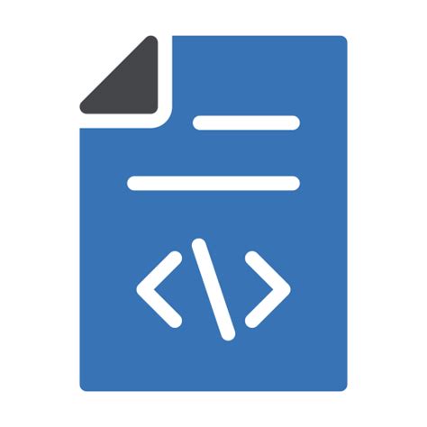 Coding Generic Blue Icon