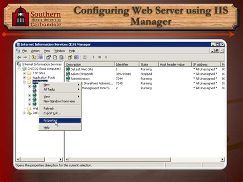 Ppt Installing And Configuring Iis Powerpoint Presentation Free Download Id3163018