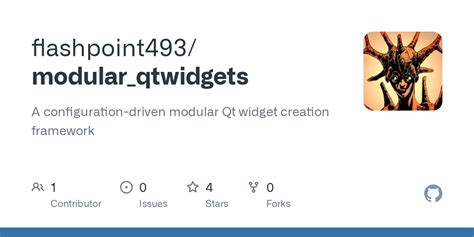 Github Flashpoint493modularqtwidgets A Configuration Driven Modular Qt Widget Creation