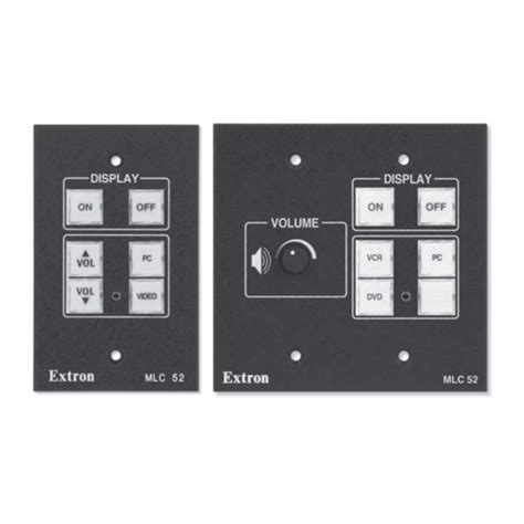 EXTRON ELECTRONICS MEDIALINK MLC 52 IR USER MANUAL Pdf Download ManualsLib