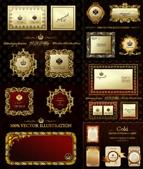 Classic Ornate Frame Vectors Free Download New Collection