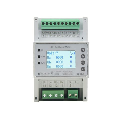 Apm Mj Digital Ethernet RS Multifunction Panel Meter DIN Rail Phase Advanced Power Energy