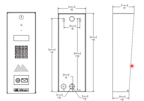 Tele Entry Mircom TX U C Systeco Guatemala