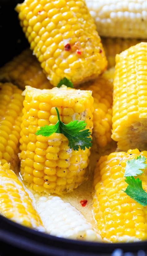 Crock Pot Corn On The Cob Spicy Southern Kitchen