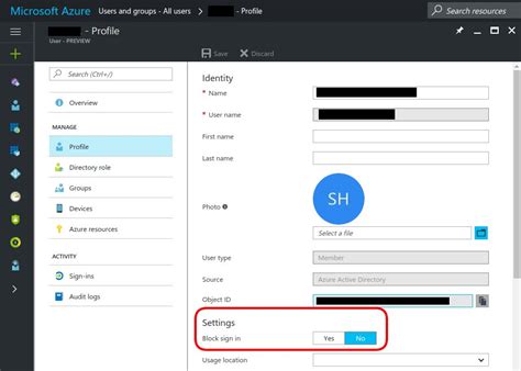 how to deactivate and reactivate user in azure ad b2c stack overflow
