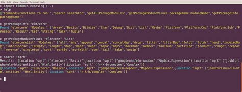 Github Hakonrosseboelmdocs Elm Documentation Helper Use This Package From Elm Repl