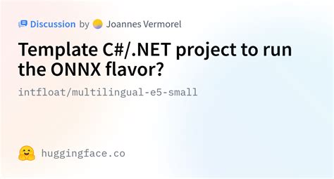 Intfloatmultilingual E5 Small · Template Cnet Project To Run The
