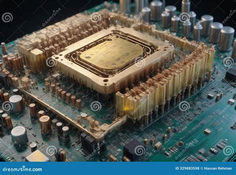 Digitalized Oil Pump On Graphical Motherboard Interface Royalty Free Stock Image Cartoondealer