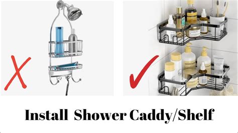 How To Install Shower Caddy At Emma Lowell Blog