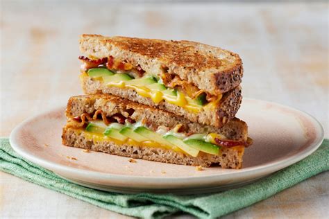 Avocado Bacon Grilled Cheese Sandwich California Avocados