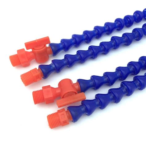 플라스틱 유연한 물 오일 냉각수 파이프 호스 Cnc 선반 냉각 튜브용 Pt 오일 냉각수 파이프 스위치 14 원형 노즐