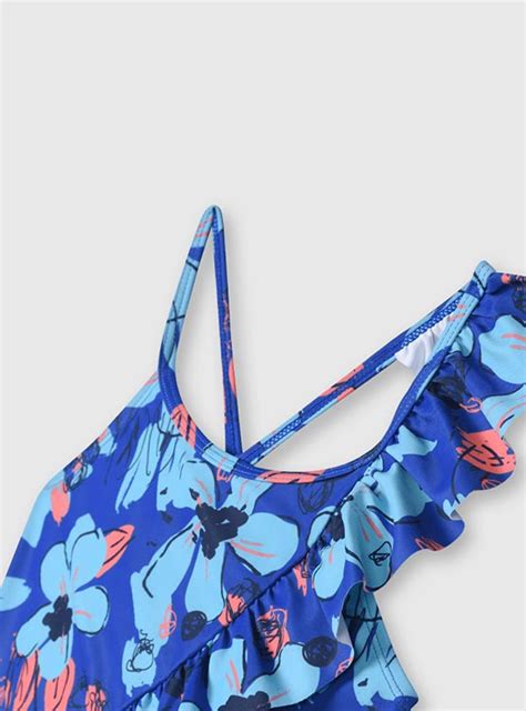 Ripley Traje De BaÑo Flores Colloky