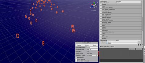 meshes from particle not updating unity engine unity discussions