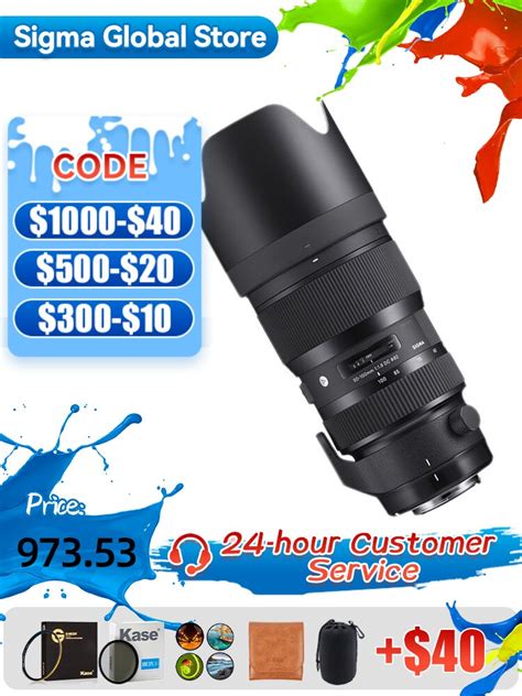 50 100mm F18 Dc Hsm 아트 Aps C 대형 조리개 카메라 렌즈 Nikon D7200 D5600 D750 캐논
