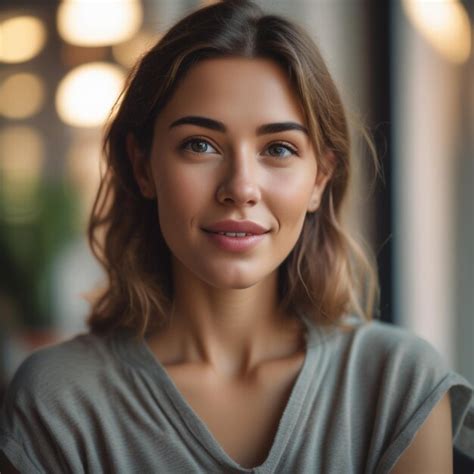Woman Liking Near Premium Ai Generated Image
