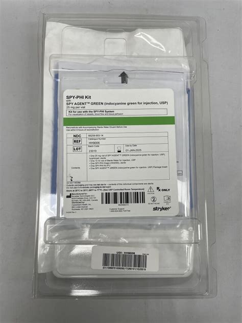 New Novadaq Hh9006 Spy Phi Procedure Kit Disposables General For Sale Dotmed Listing 4884306