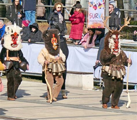 Surva Visiting The Kukeri Festival In Pernik Bulgaria