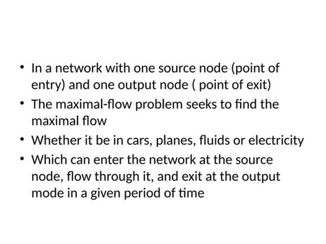 Maximal Flow Technique Pptx56107916761060 Pptx North America Travel Travel Locations