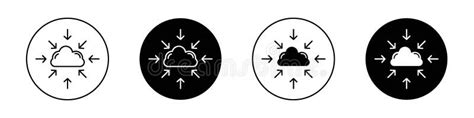 Data Aggregation Icon Stock Vector Illustration Of Cloud 307758383