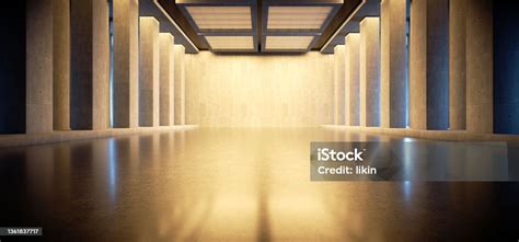 고급 배경 하이 엔드 시나리오 콘크리트 벽 3d 렌더링 부스 전시장 다크 기술 색상 이미지에 대한 스톡 사진 및 기타 이미지 색상 이미지 차고 추상적인 Istock