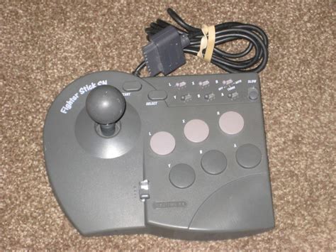 Asciiware Fighter Stick Sn Joystick For Super Nintendo Snes Cleaned