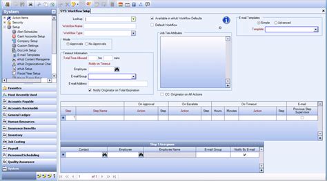 wt workflow setup routing