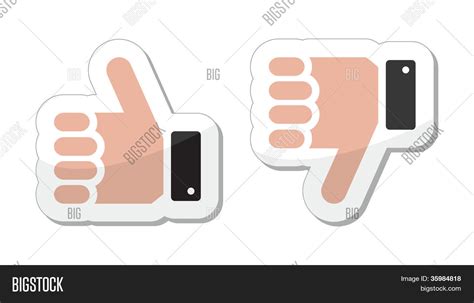 Like Unlike Buttons Vector And Photo Free Trial Bigstock