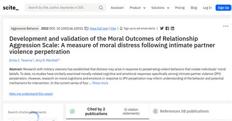 Development And Validation Of The Moral Outcomes Of Relationship Aggression Scale A Measure Of