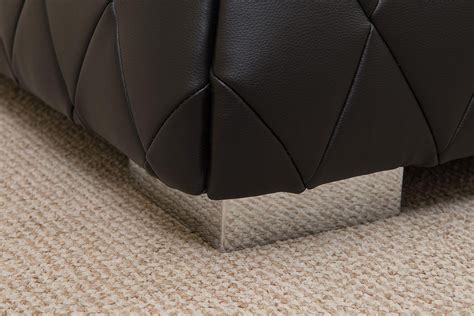 Giovani 5ft Kingsize Designer Black Leather Bed Frame And Memory Foam