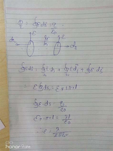 Q 12 State Gauss Law In Electrostatics Use This Law To Derive An