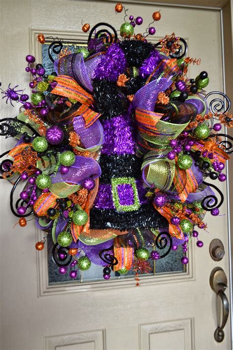 Halloween Deco Mesh Wreath Tutorial At Patricia Kibbe Blog